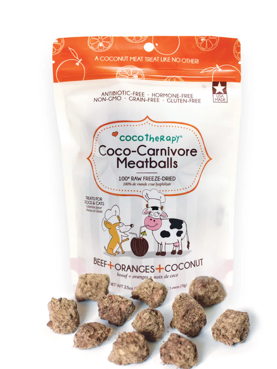 Coco Therapy Beef Orange & Coconut Coco-Carnivore Meatballs | 2.5 oz ...